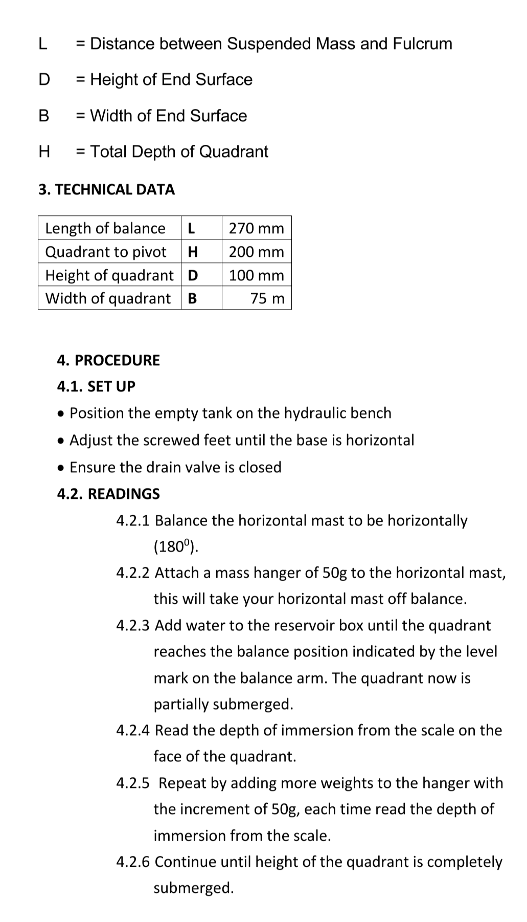 1. OBJECTIVE - To determine the hydrostatic thrust | Chegg.com