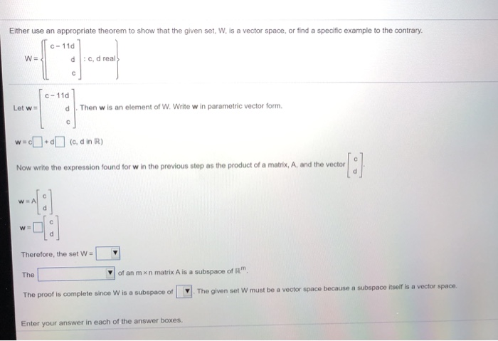 Solved Either use an appropriate theorem to show that the | Chegg.com