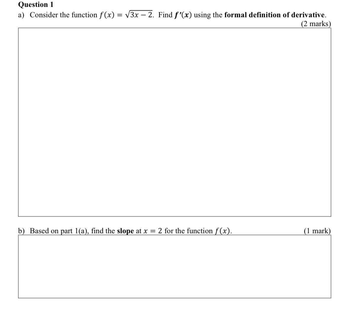 Solved Question 1a) ﻿Consider the function f(x)=3x-22. ﻿Find | Chegg.com