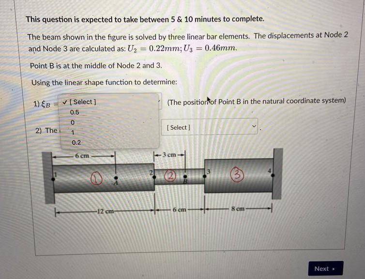 Solved This question is expected to take between \\( 5 \\& | Chegg.com