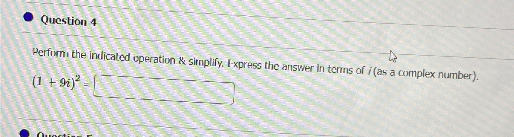 Solved Question 4Perform the indicated operation & simplify. | Chegg.com