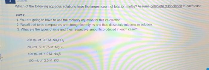 Solved 2 points A titration procedure between H2SO4 and LiOH | Chegg.com