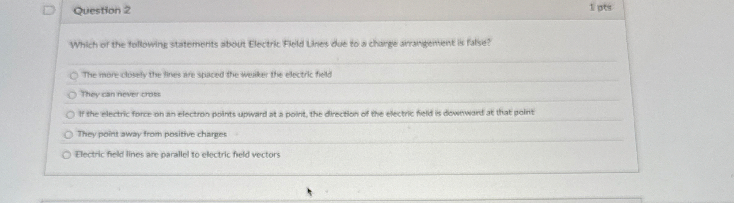 Solved Question 21 ﻿ptsWhich of the following statements | Chegg.com