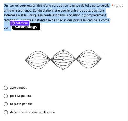 We fix the two ends of a string and pluck it so that | Chegg.com