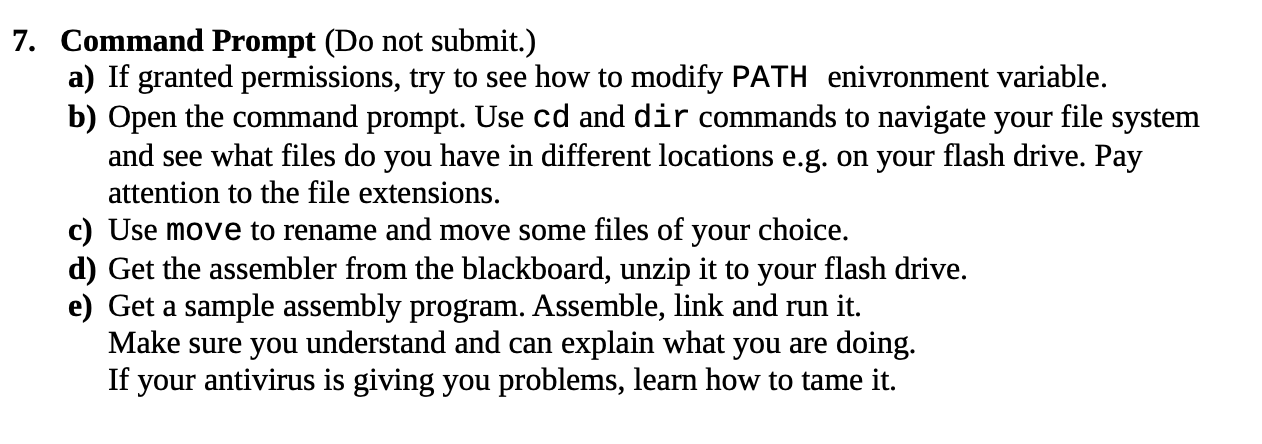 Solved Command Prompt (Do not submit.)a) ﻿If granted | Chegg.com