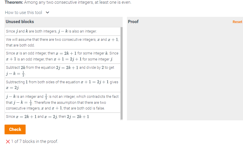 Solved Theorem: Among any two consecutive integers, at least | Chegg.com