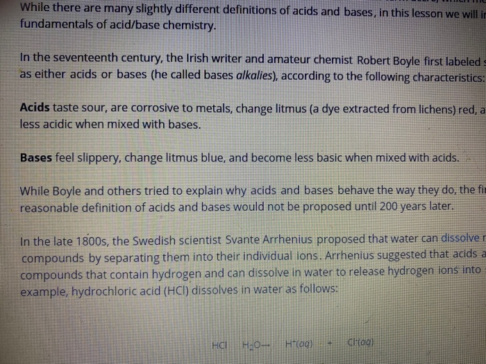 Base Chemistry Definition