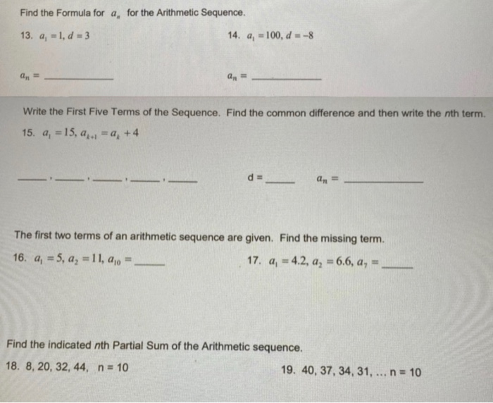 Write the First Five Terms of the Sequence Defined | Chegg.com