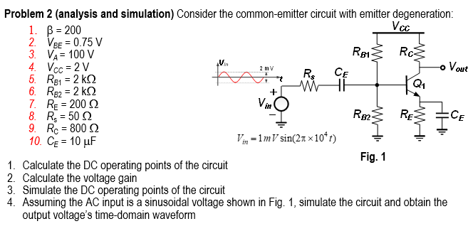 Problem 2 (analysis and simulation) ﻿Consider the | Chegg.com