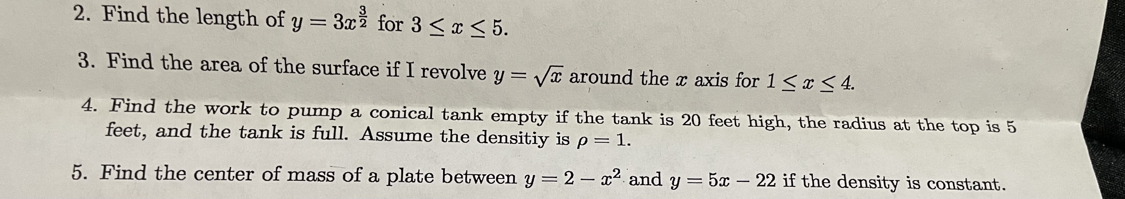 Solved Find the work to pump a conical tank empty if the | Chegg.com
