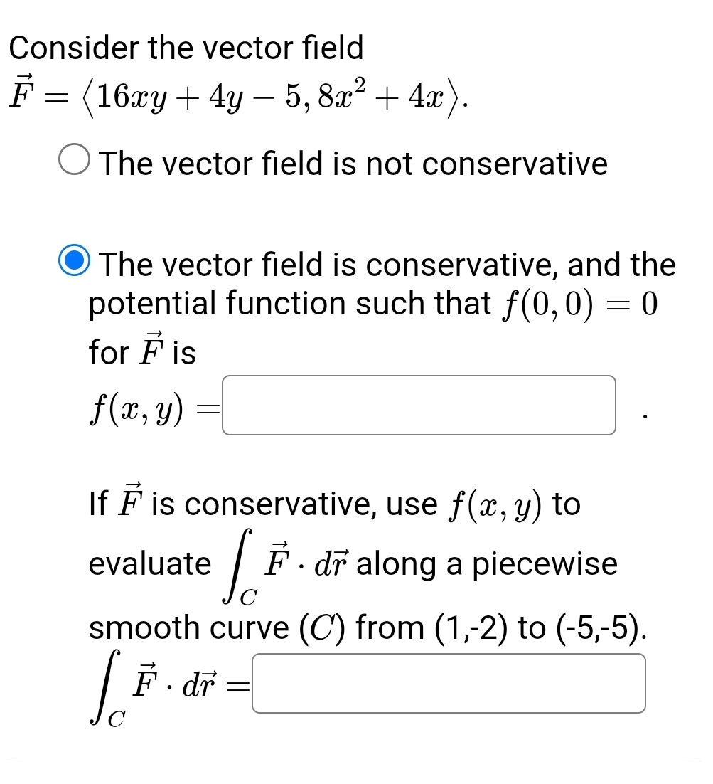 Solved Consider the vector | Chegg.com
