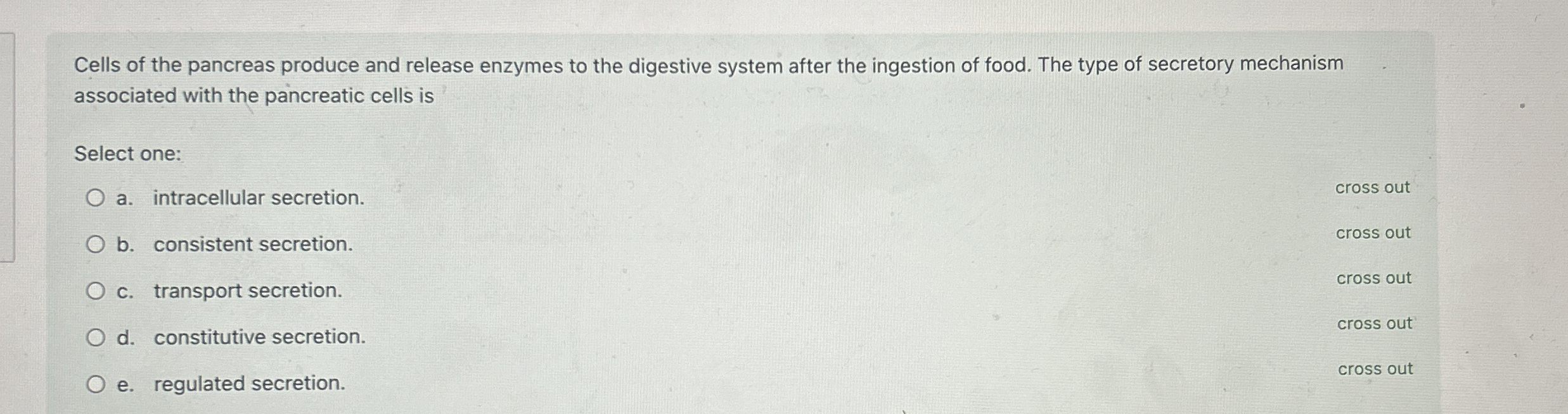 Solved Cells of the pancreas produce and release enzymes to | Chegg.com