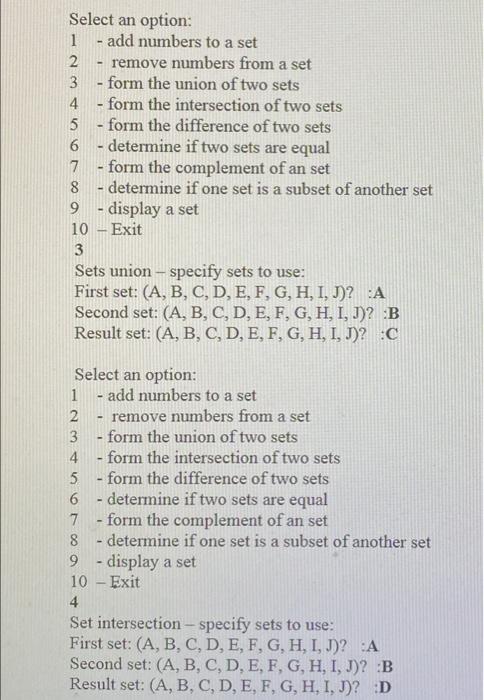 Solved 3. Write a class intset for modeling sets of integers | Chegg.com