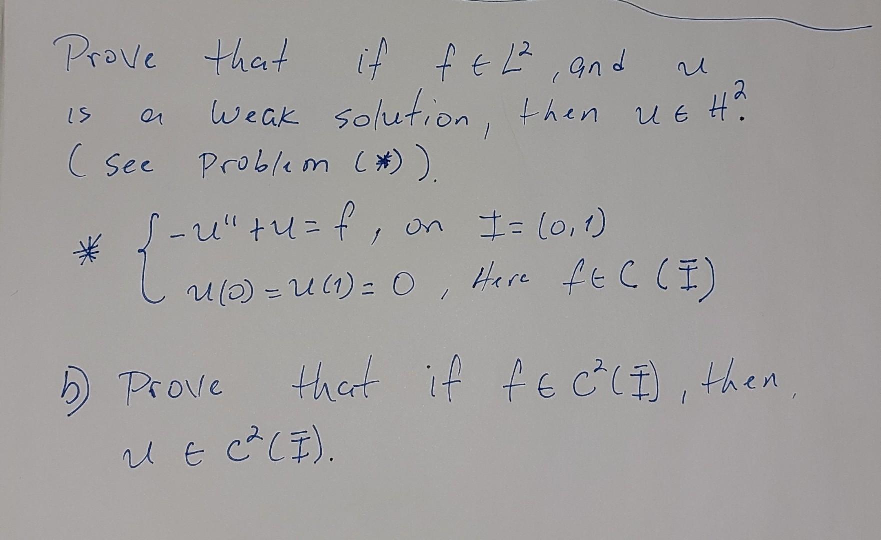 Solved Hi, i need some with sobolev problem and if you can | Chegg.com