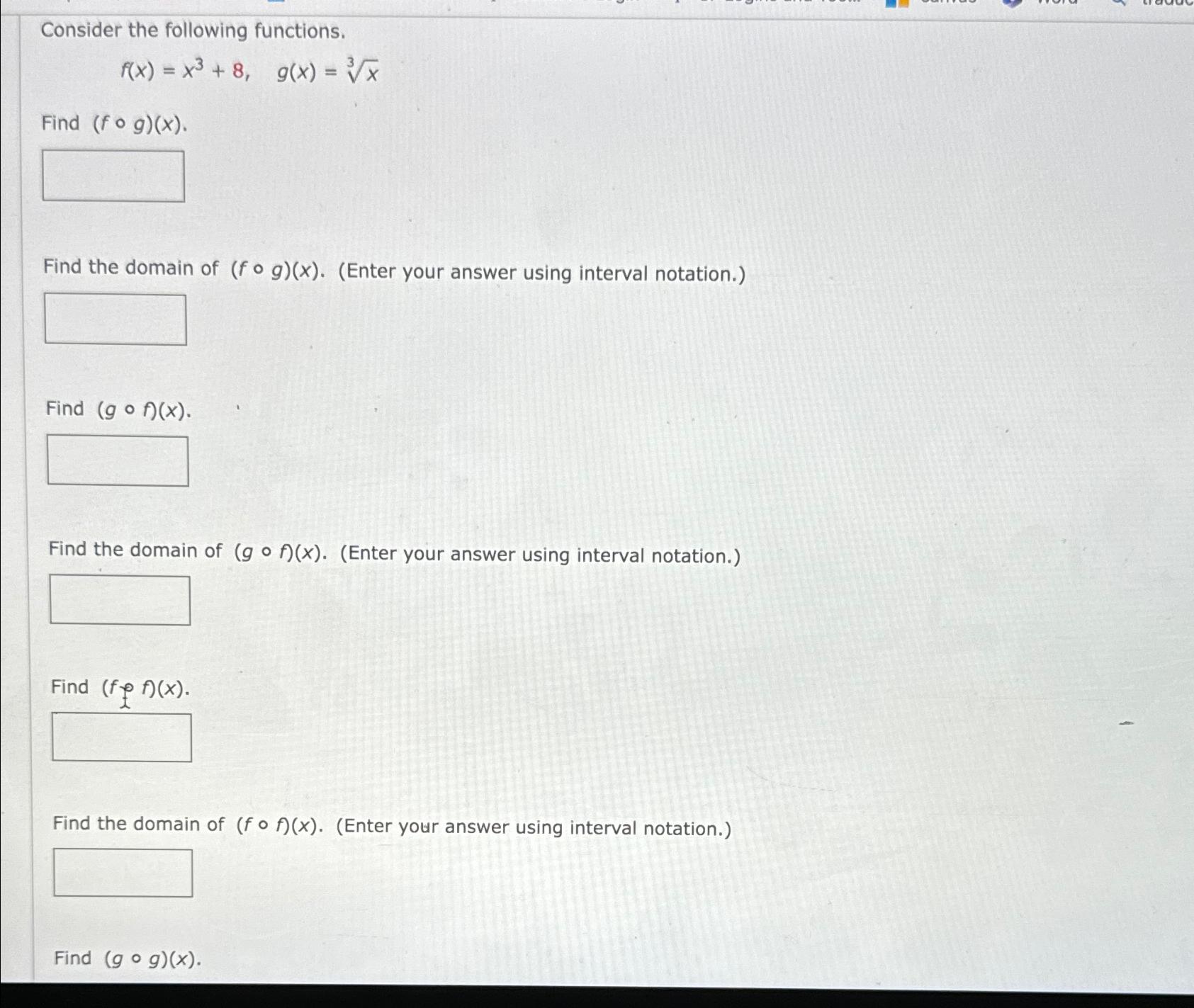 Solved Consider the following | Chegg.com