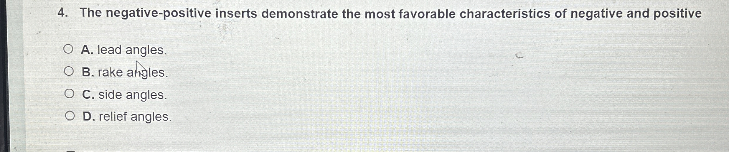 Solved The negative-positive inserts demonstrate the most | Chegg.com