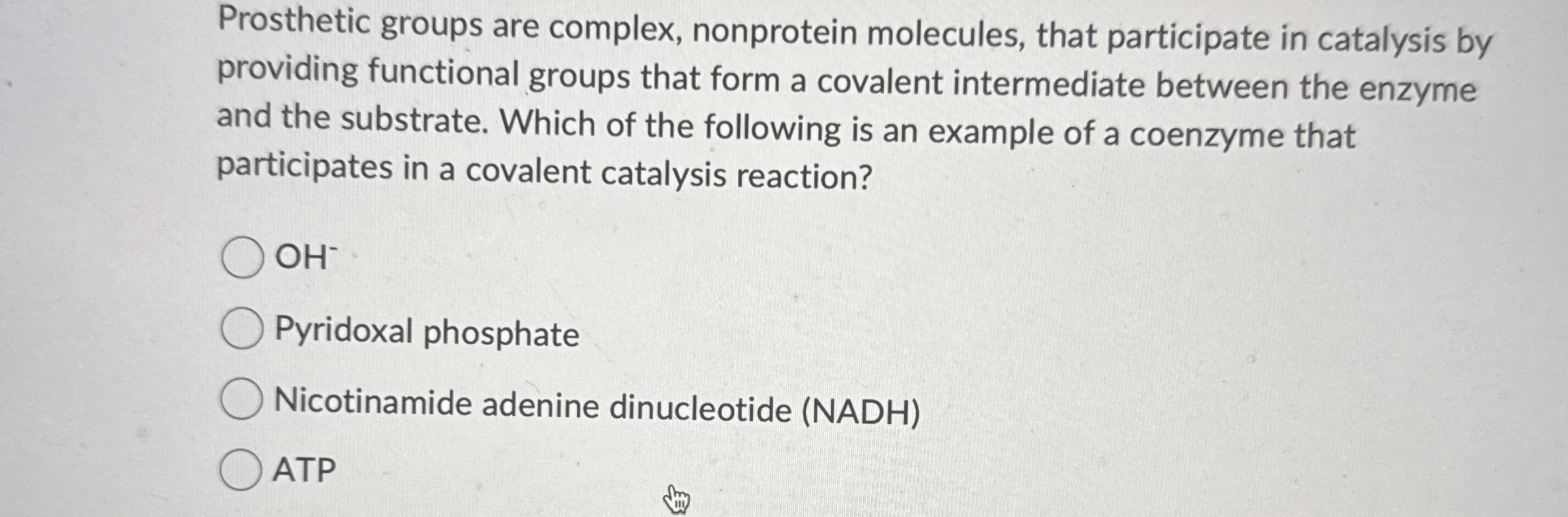 Solved Prosthetic groups are complex, nonprotein molecules, | Chegg.com