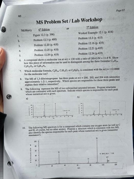 Solved ORGO LAB SPECTROSCOPY i dont have any more info , i | Chegg.com