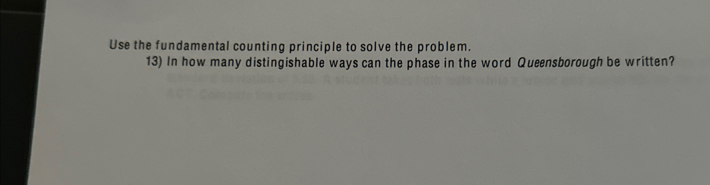 Solved Use the fundamental counting principle to solve the | Chegg.com