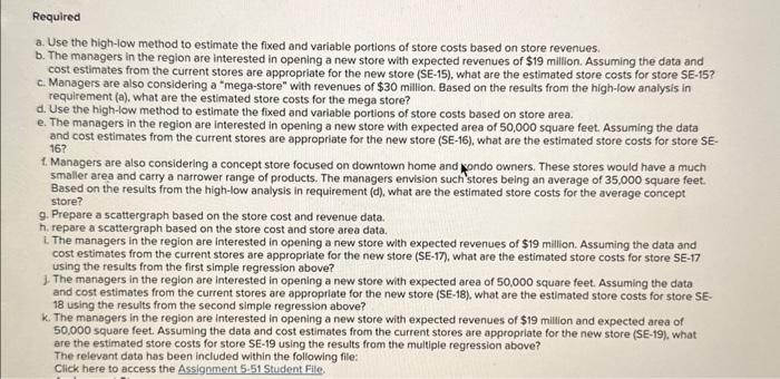 Solved Required information Excel Analytics 5-43: | Chegg.com