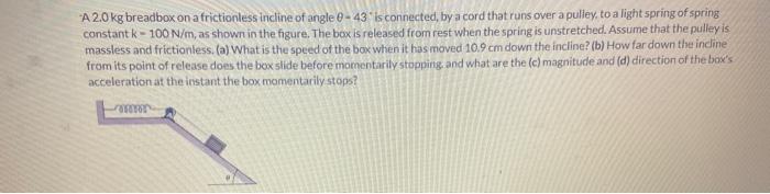 Solved College Calculus based physics 1. I am stuck on this | Chegg.com