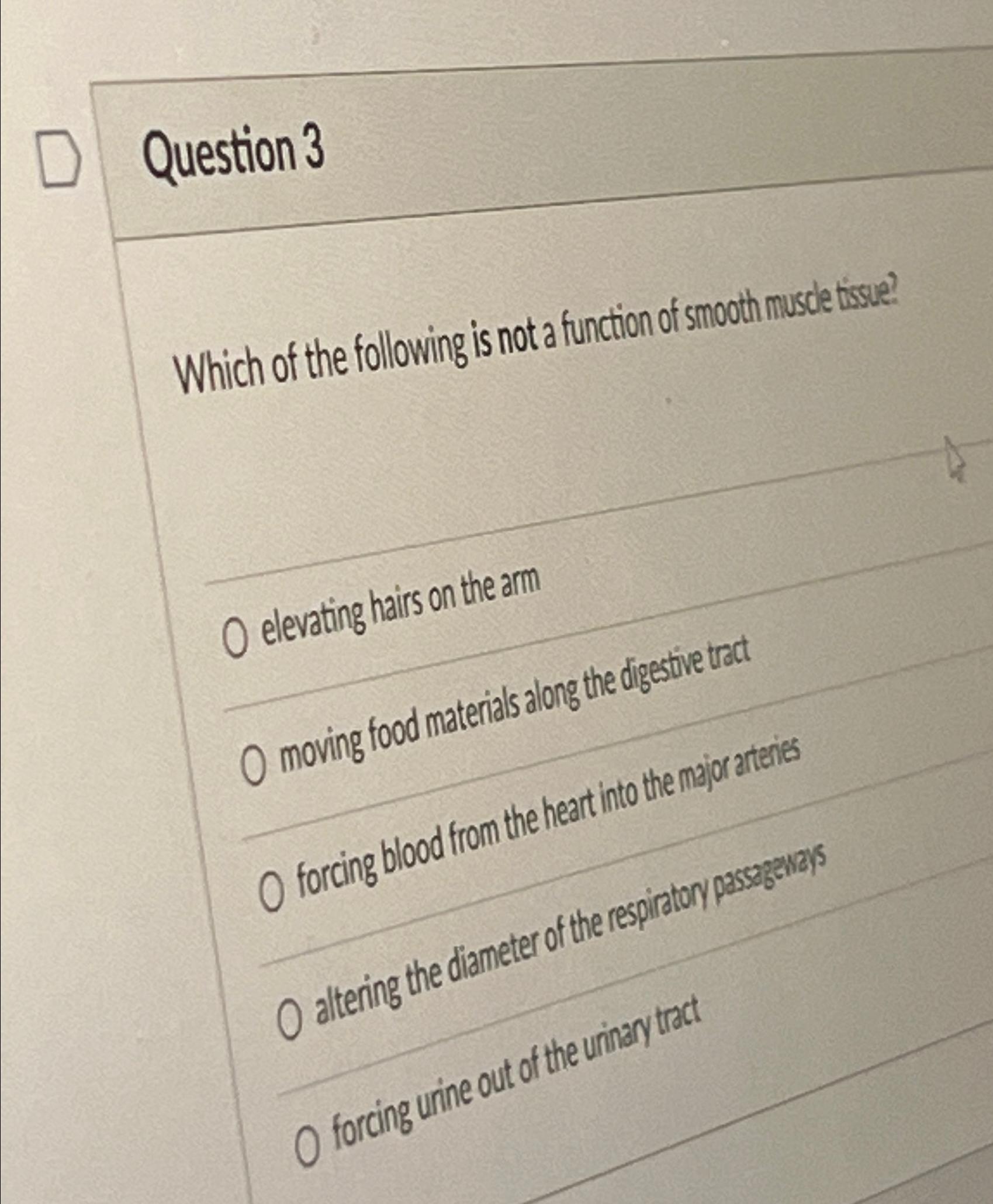 Solved Question 3Which of the following is not a function of | Chegg.com