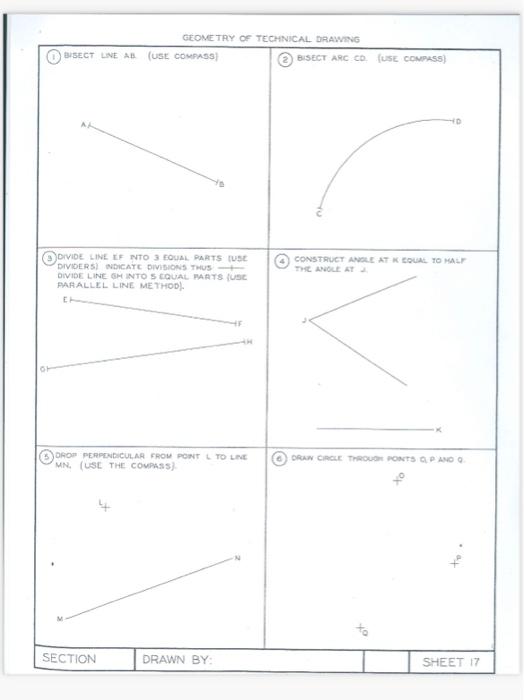 Solved (3) DIVIDE LINE IF NTO 3 FOUAL PARTS tust DIVIDE LINE | Chegg.com