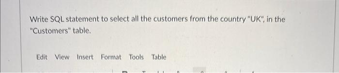 Solved Follow This table for every questions. Write SQL | Chegg.com