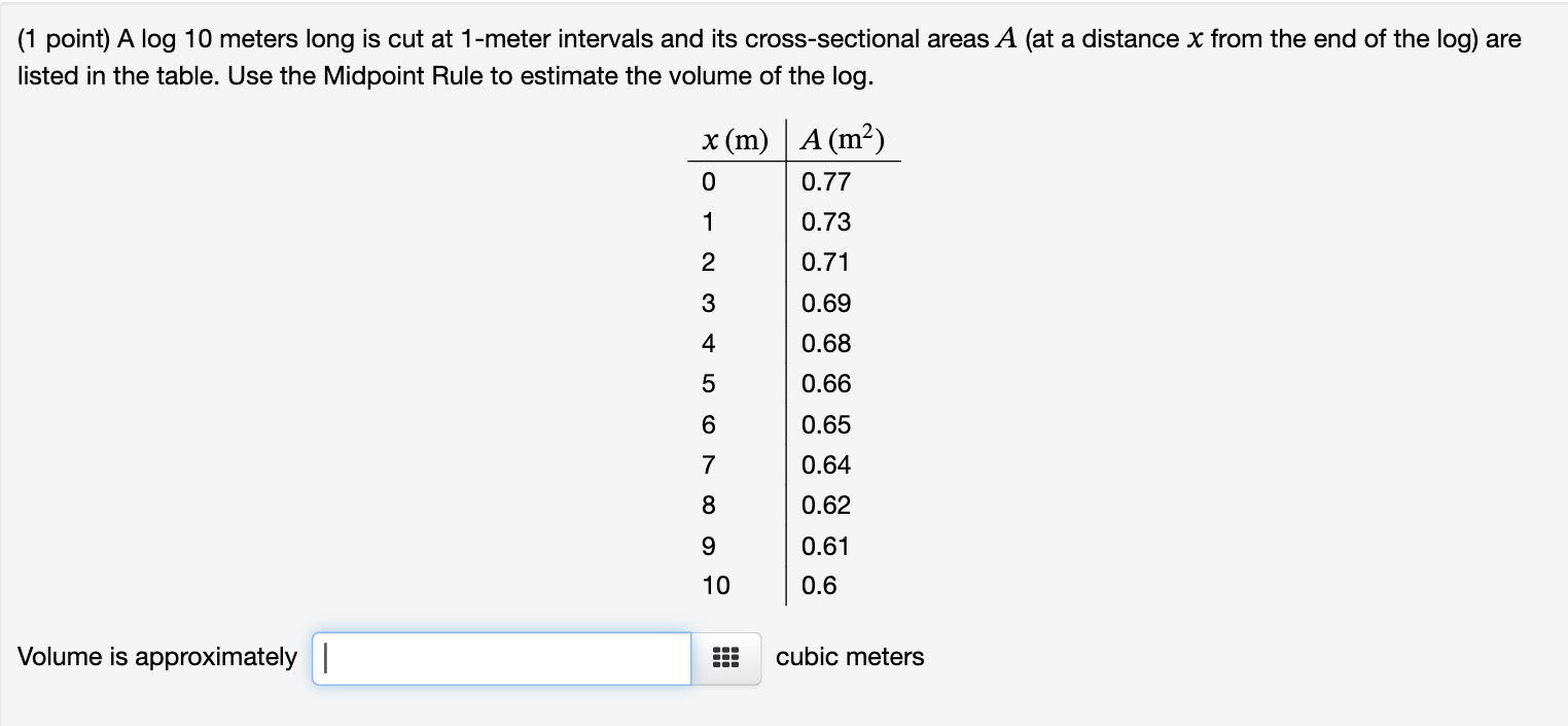 Solved A log 10 ﻿meters long is cut at 1-meter intervals and | Chegg.com