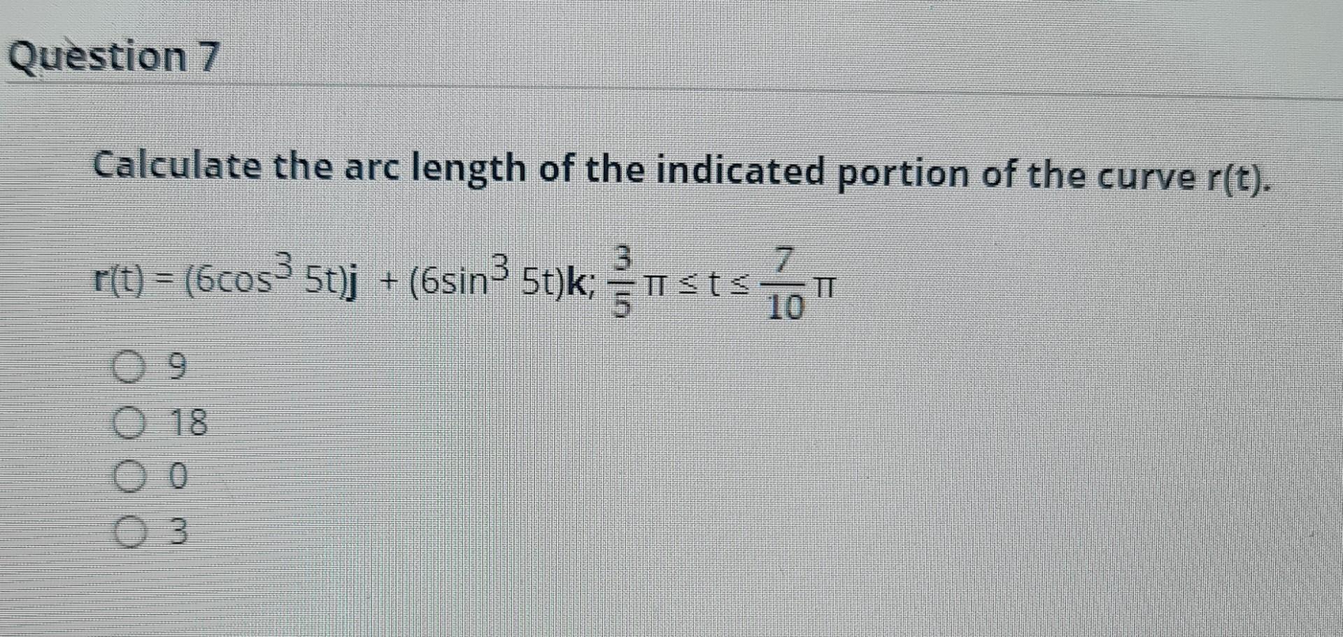Solved Calculate the arc length of the indicated portion of | Chegg.com