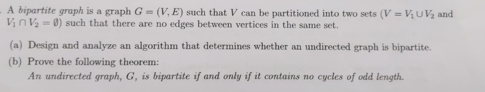 Solved Design and analyze means: • Give pseudocode for your | Chegg.com