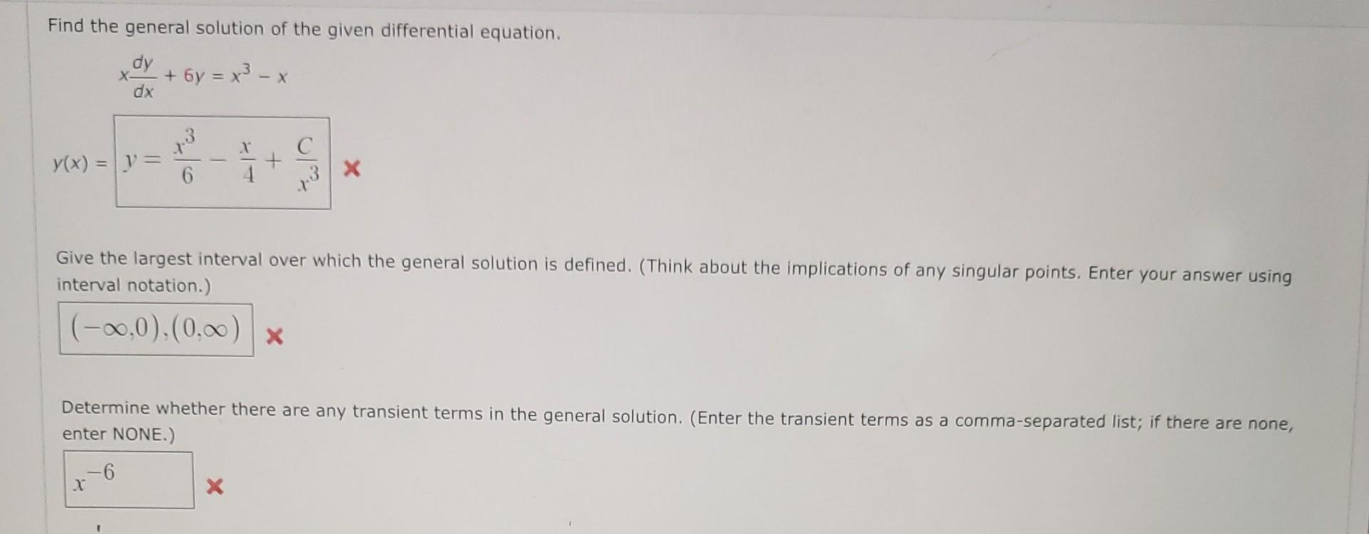 Solved Find the general solution of the given differential | Chegg.com
