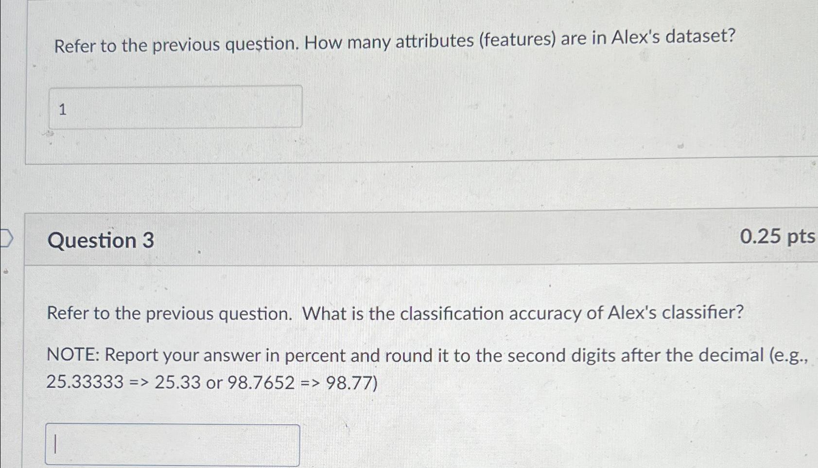 Solved Refer to the previous question. How many attributes | Chegg.com