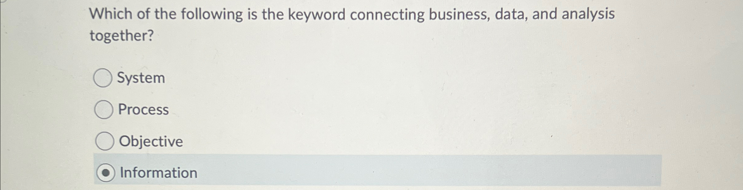 Solved Which of the following is the keyword connecting | Chegg.com