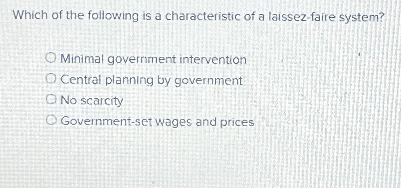 Solved Which of the following is a characteristic of a | Chegg.com