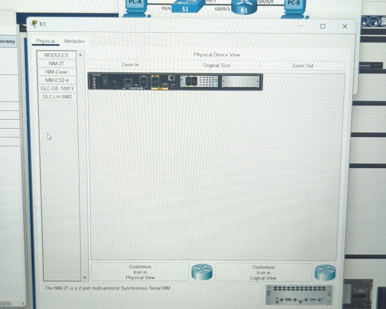 Solved How do I console into the router on this Cisco P.T. | Chegg.com