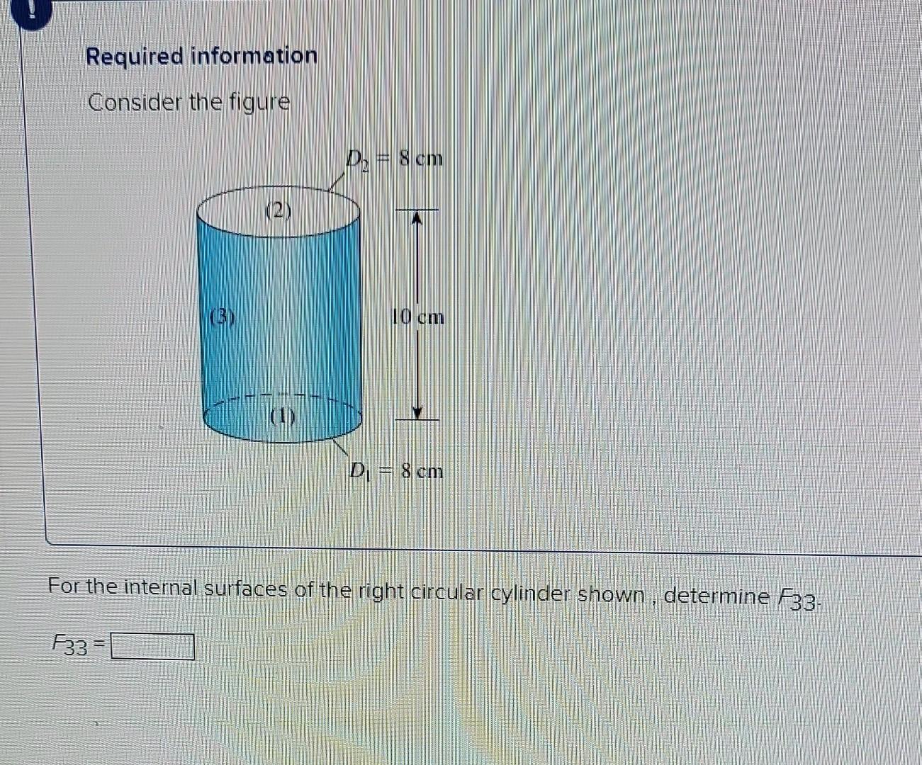 Solved Required information Consider the figure For the | Chegg.com