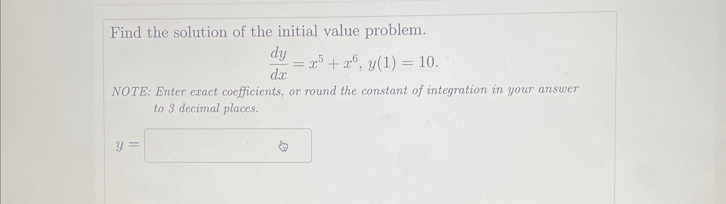 Solved Find the solution of the initial value | Chegg.com