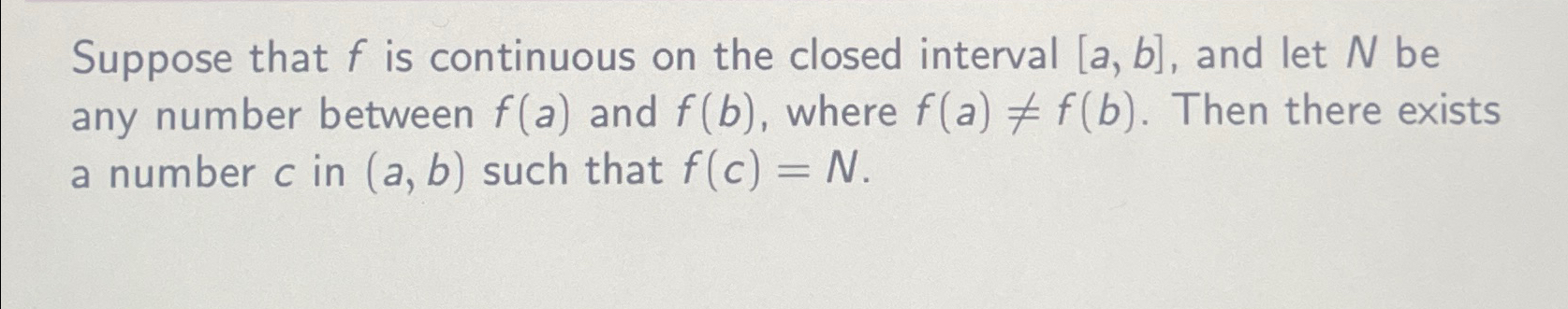 Solved Suppose that f ﻿is continuous on the closed interval | Chegg.com