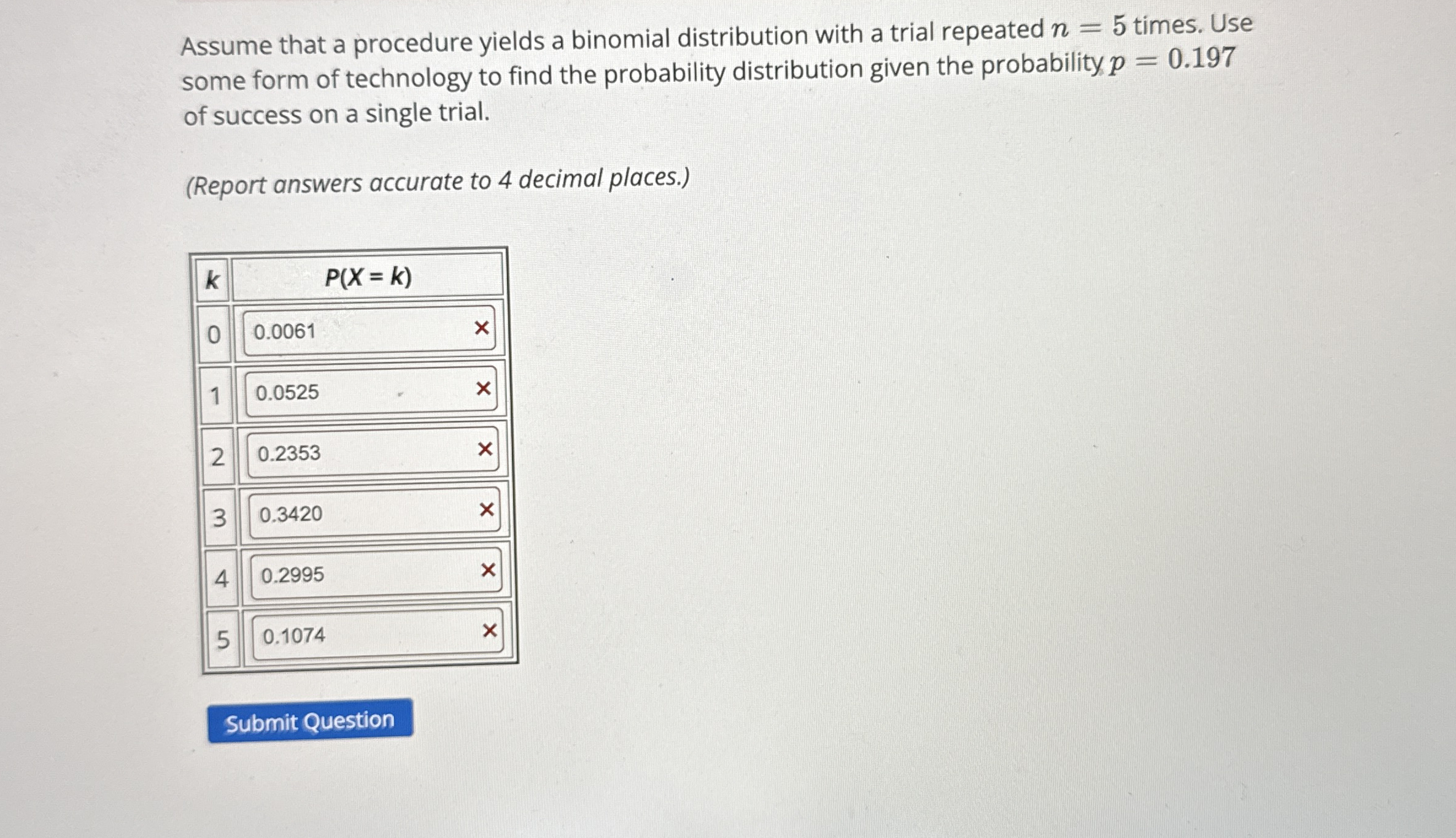 Solved Assume that a procedure yields a binomial | Chegg.com