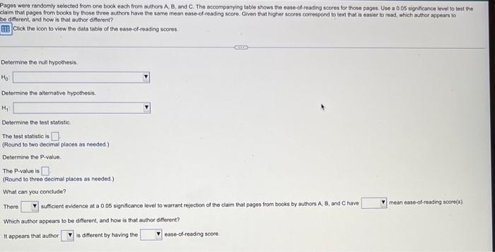 Solved Pages were randomly selected from one book each from | Chegg.com
