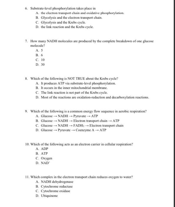 Solved 1. The process of converting the chemical energy of | Chegg.com