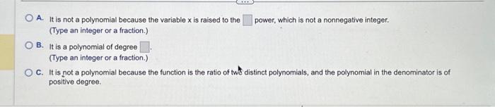 Solved Determine whether the following function is a | Chegg.com