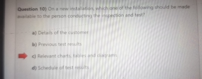 Solved Question 10) ﻿On a new installation, which one of the | Chegg.com