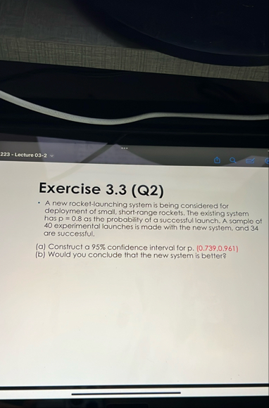 Solved Exercise 3.3 (Q2)A new rocket-launching system is | Chegg.com