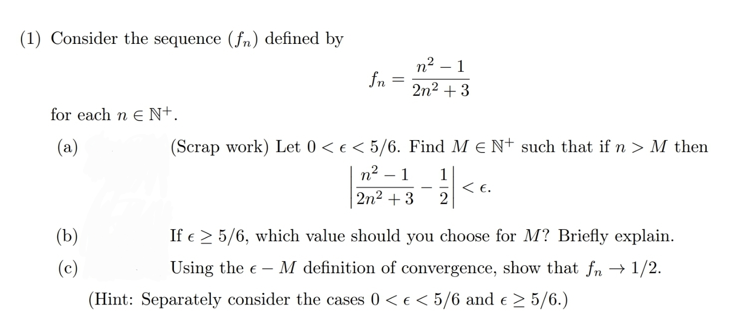 Solved (1) ﻿Consider the sequence (fn) ﻿defined | Chegg.com