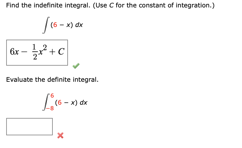 Solved Find the indefinite integral. (Use C ﻿for the | Chegg.com