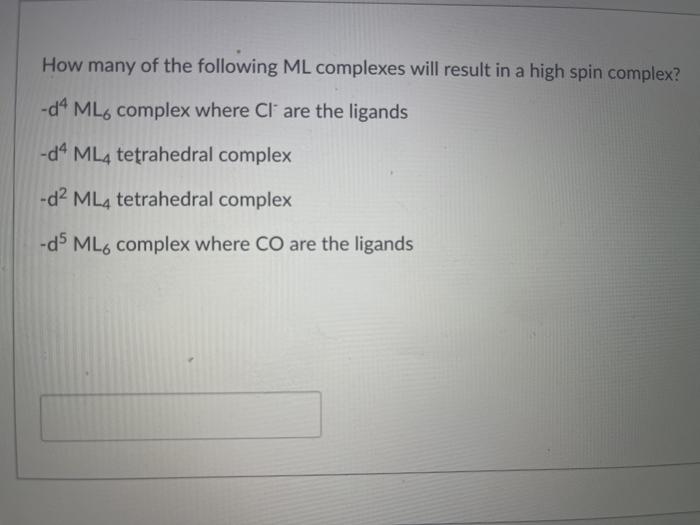 Solved to be the For a ML complex, compression along z axis | Chegg.com
