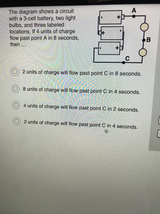 Solved A The diagram shows a circuit with a 3-cell battery, | Chegg.com