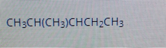 Solved 14. select the correct expanded molecular formula for | Chegg.com